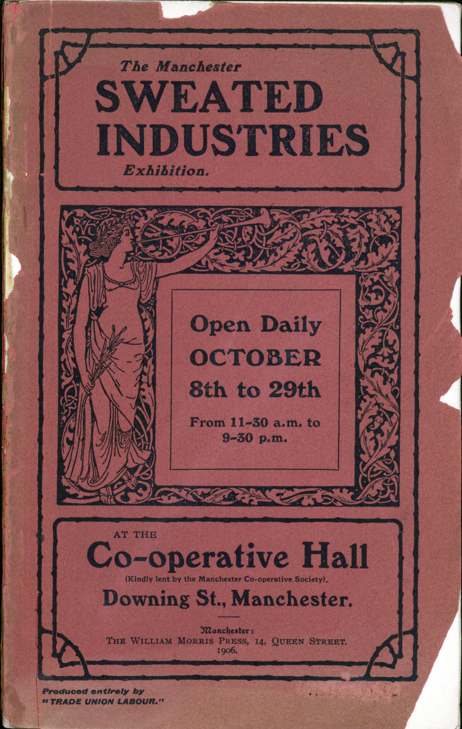 Sweated industries: “almost ceaseless toil, hard and unlovely to the ...