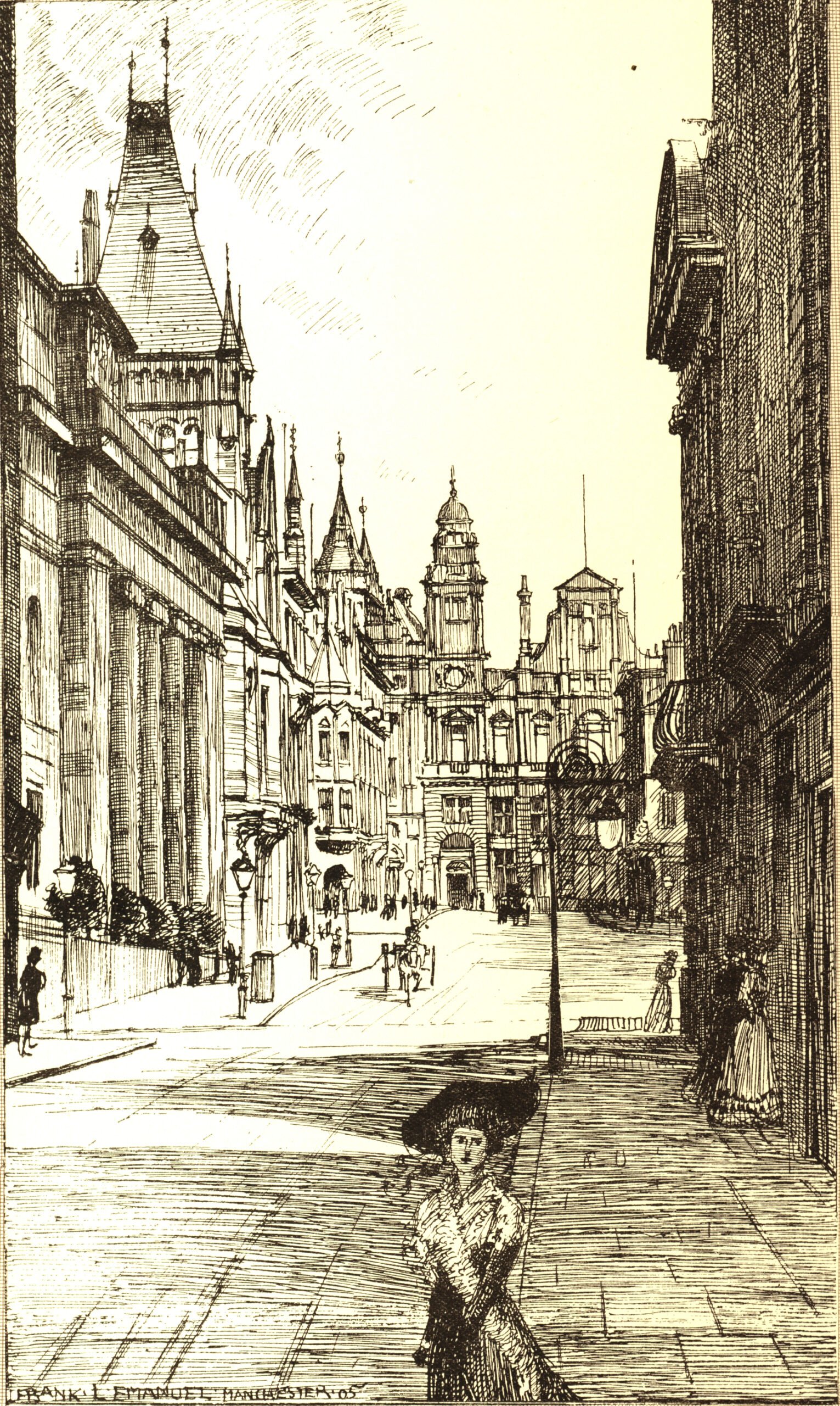 Edwardian Era Manchester Checking In To A Urban Landmark: The