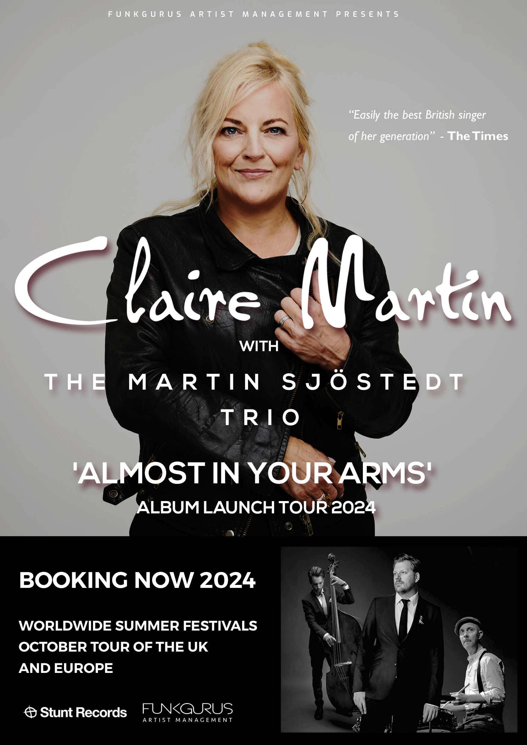 Claire Martin with the Martin Sjöstedt Trio | The Stoller Hall